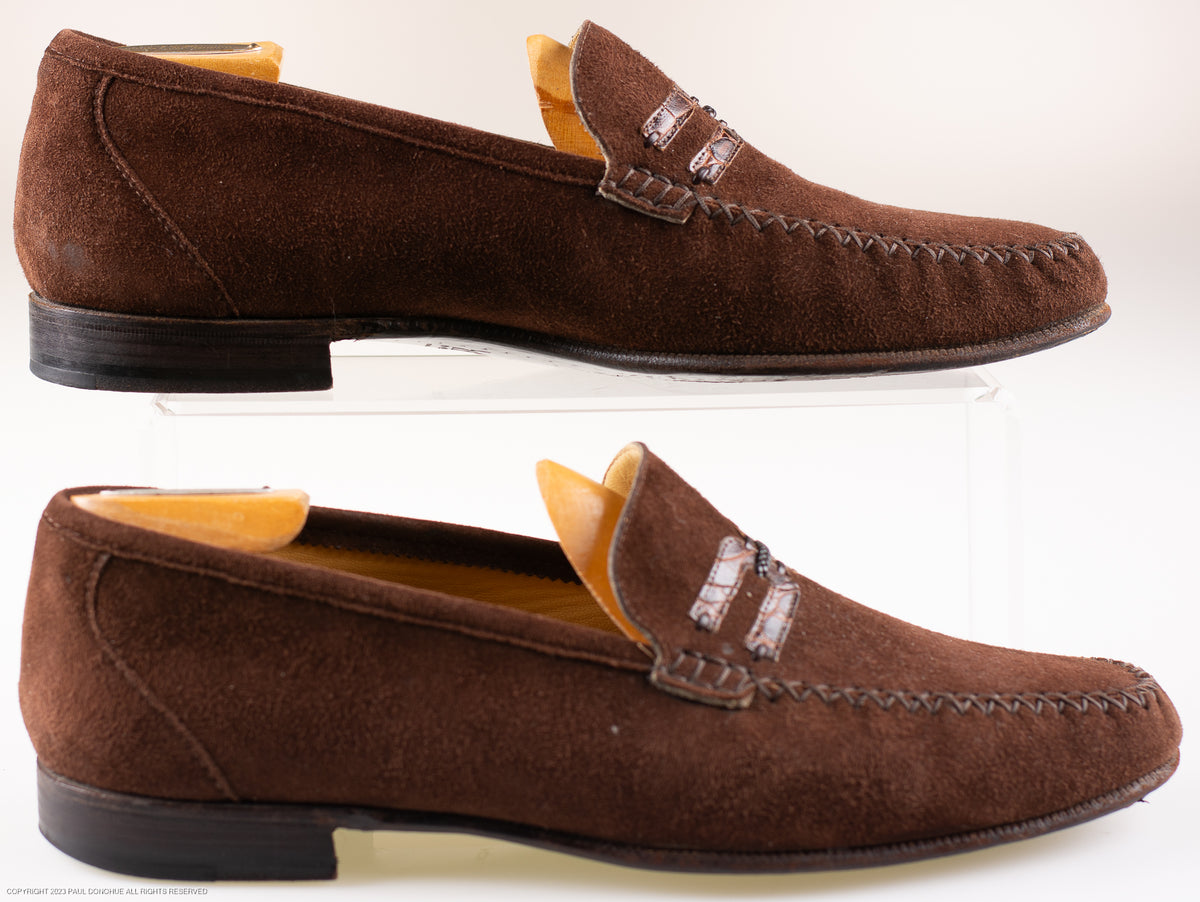 Moreschi Suede Loafers – Second Step Shoes